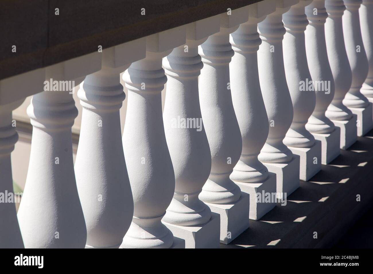 white baluster stone balusters closeup of an architectural structure ...