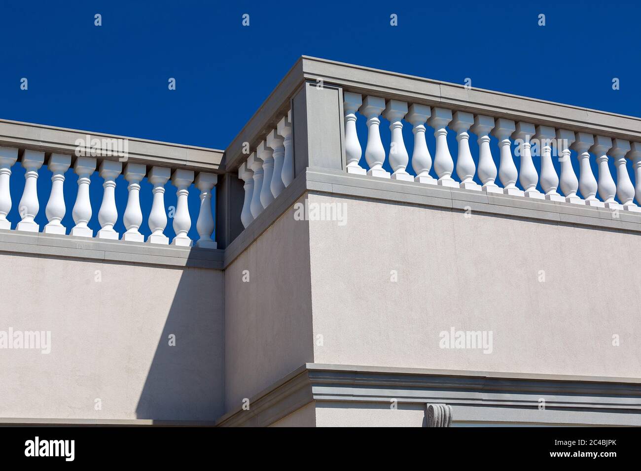 the corner of the end of the building baroque architecture details of ...