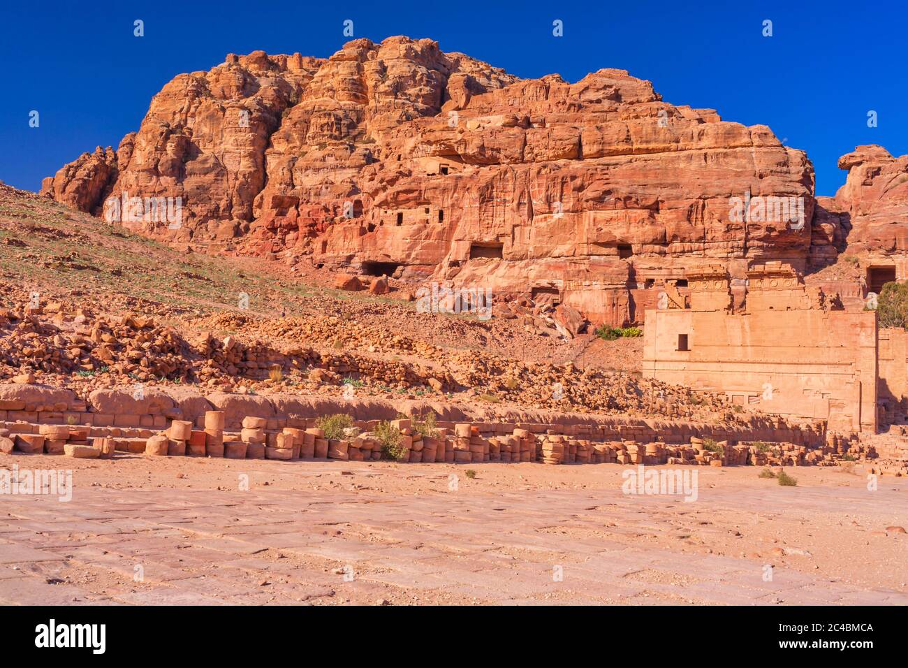 Temple, Ancient Nabatean city Petra, Jordan Stock Photo - Alamy