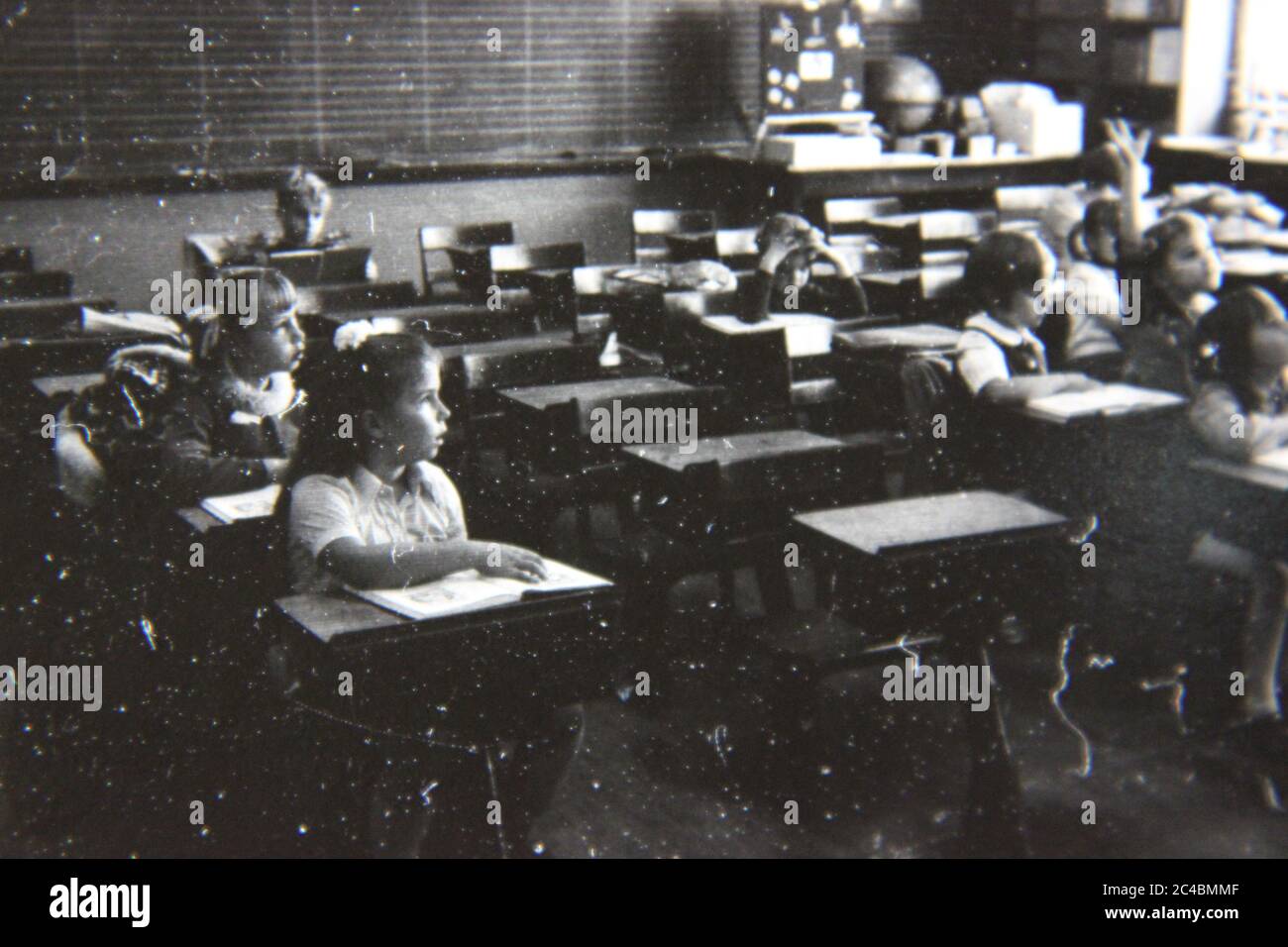 Fine 70s vintage contact print black and white photography of a ...