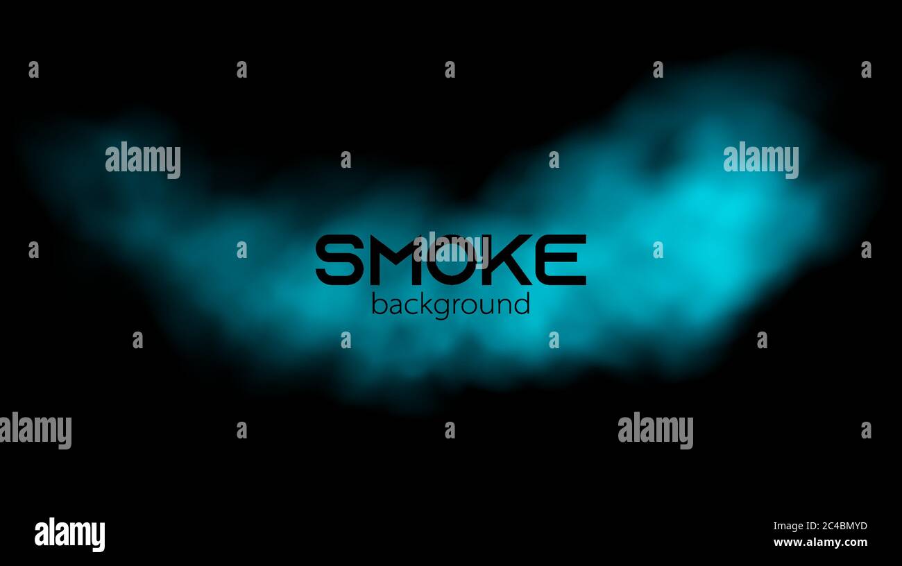 Blue smoke background Stock Vector Images - Alamy