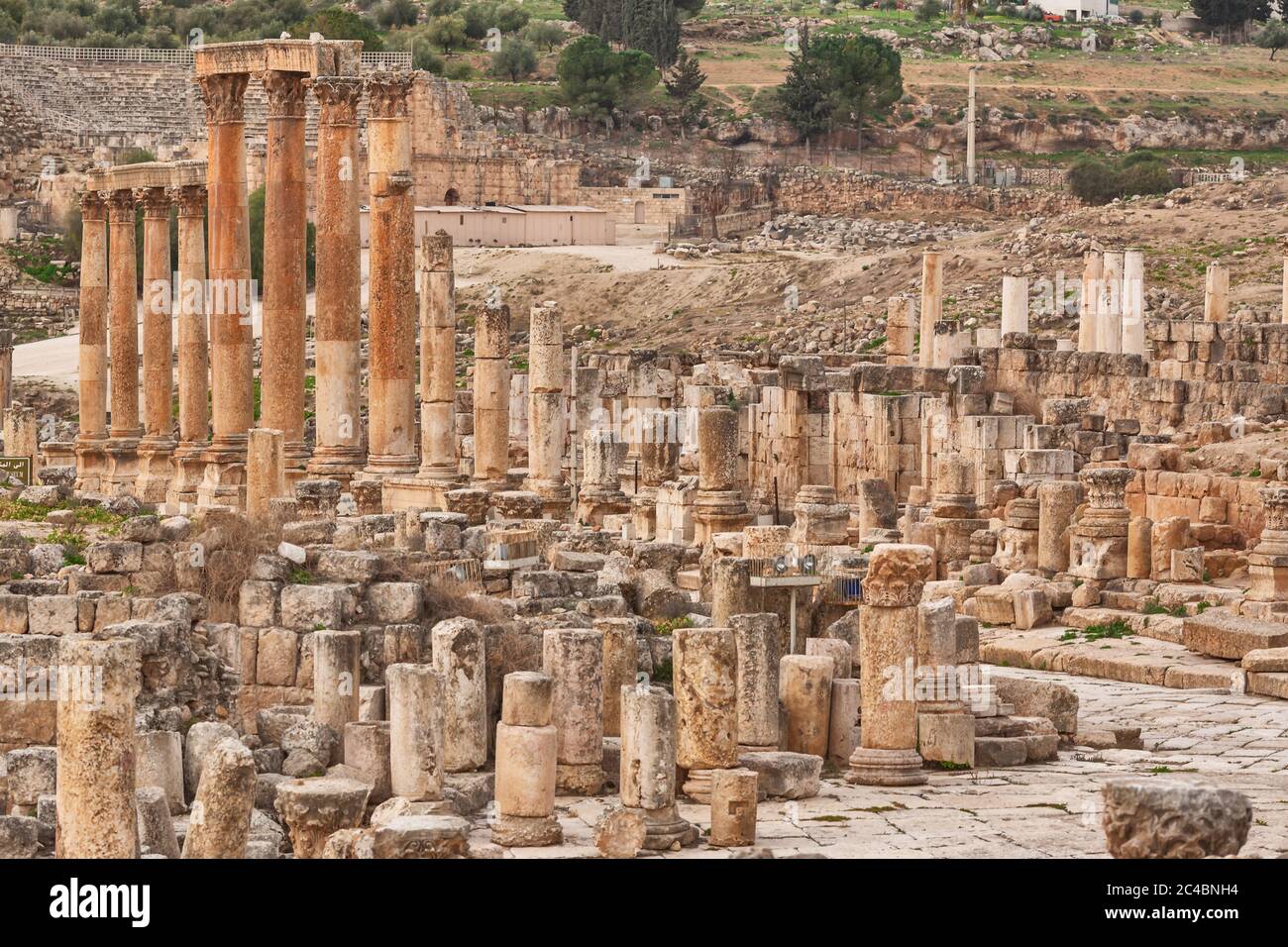 Ancient city of Jerash, Gerasa, Jordan Stock Photo - Alamy