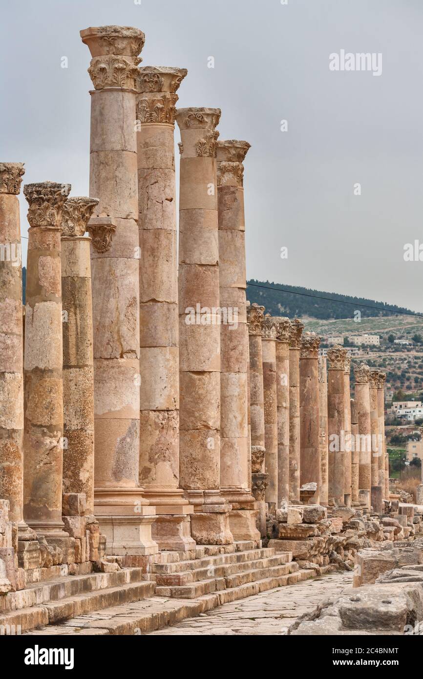 Ancient city of Jerash, Gerasa, Jordan Stock Photo - Alamy