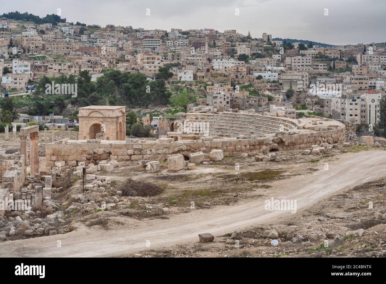 Ancient city of Jerash, Gerasa, Jordan Stock Photo - Alamy