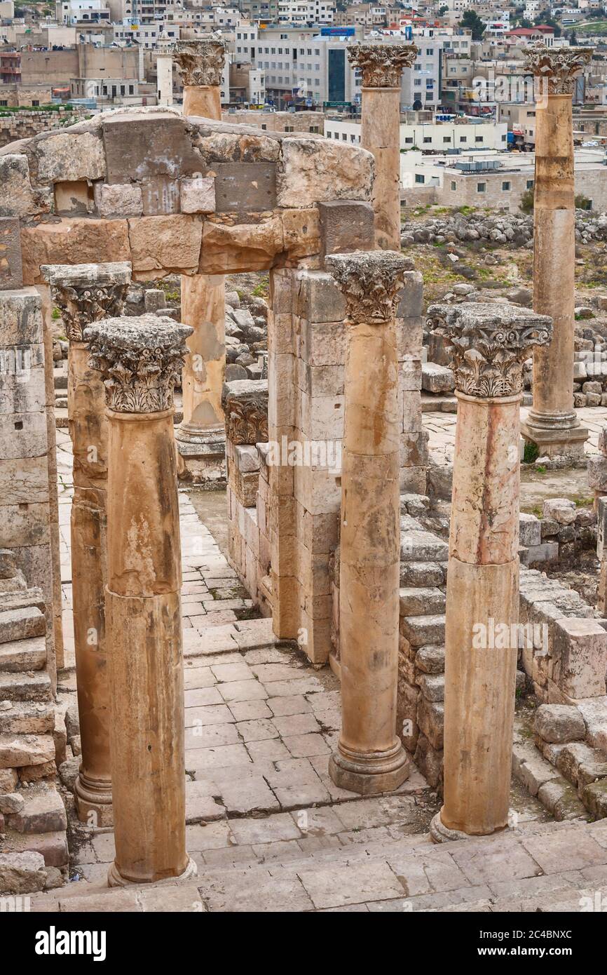 Ancient city of Jerash, Gerasa, Jordan Stock Photo - Alamy