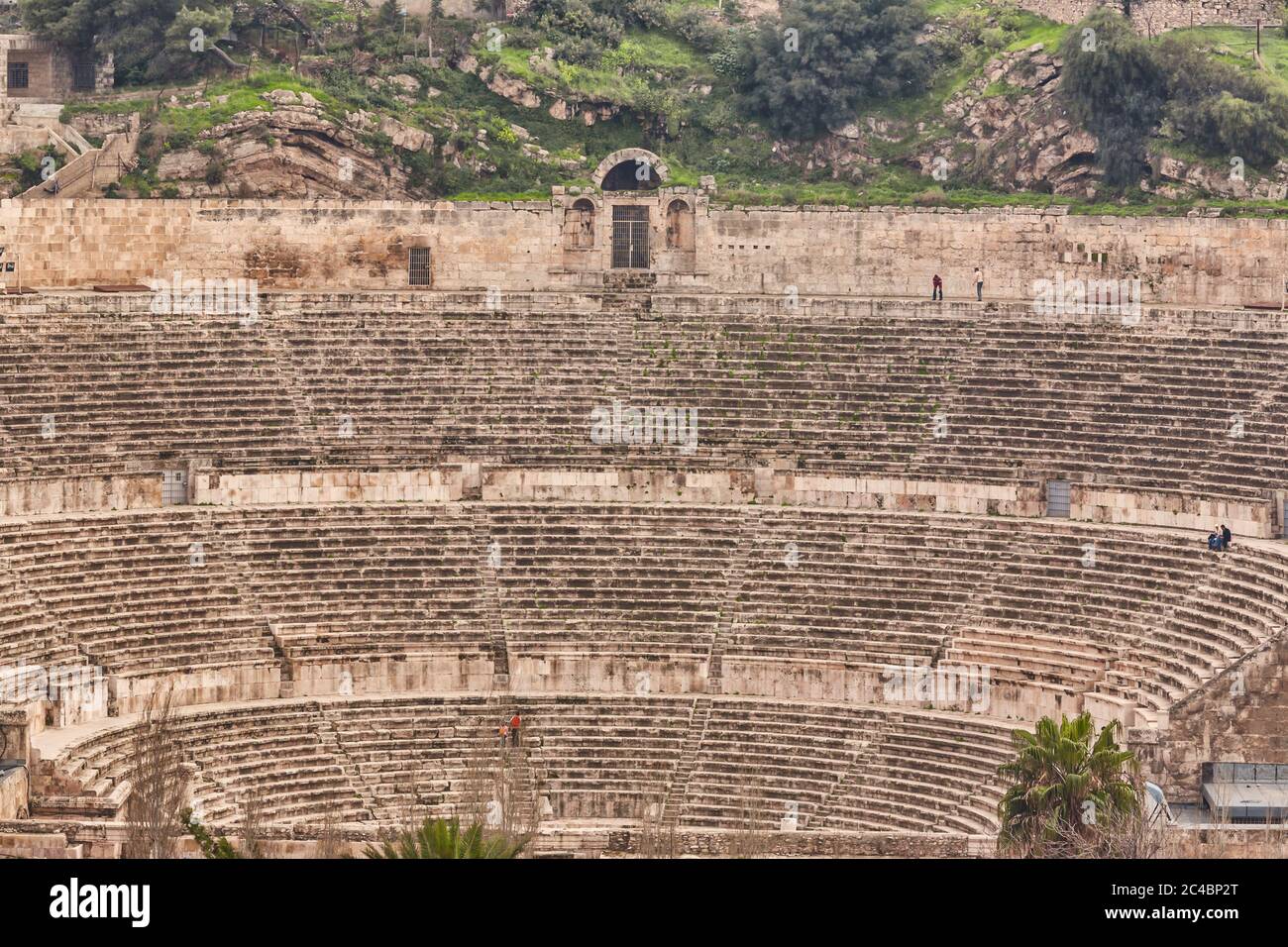Roman amphitheater, 2nd century, Amman, Jordan Stock Photo - Alamy