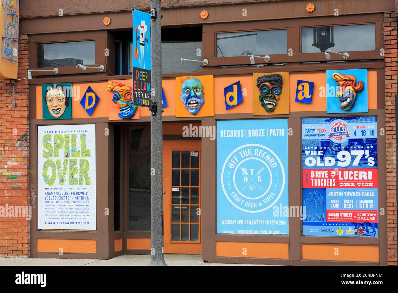 Night club deep ellum district hi-res stock photography and images - Alamy