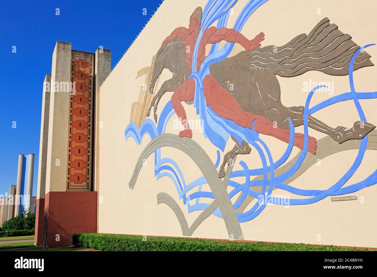Hall of Transportation, Fair Park, Dallas, Texas, USA Stock Photo - Alamy
