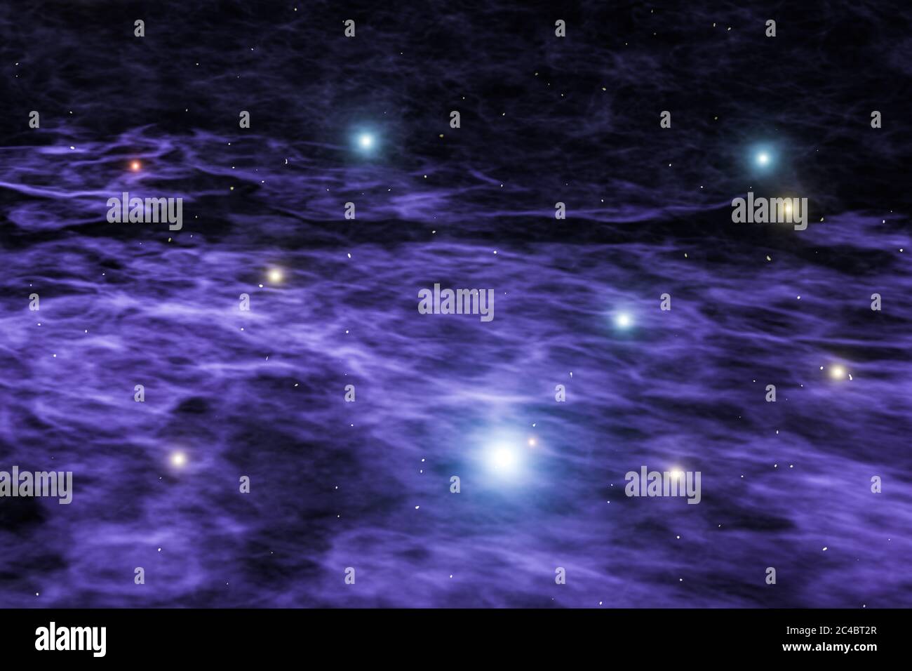 Galaxy with stars and space dust in the universe. All elements made by ...