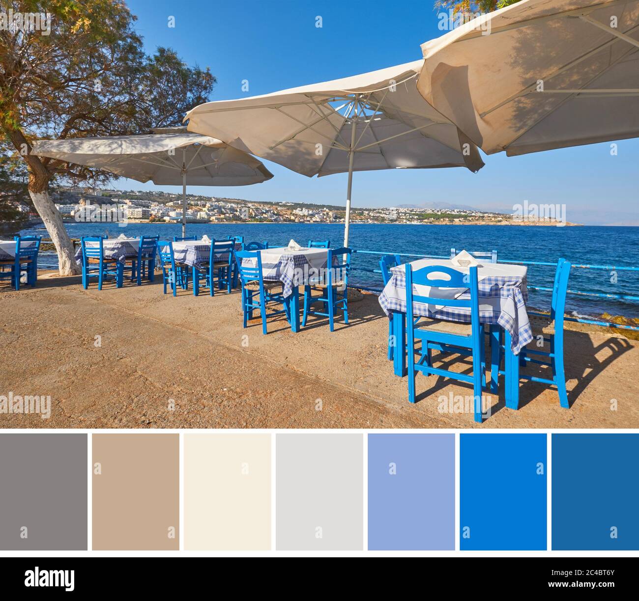 Mediterranean Beach Color Scheme 6 Elevated Beachside/Coastal