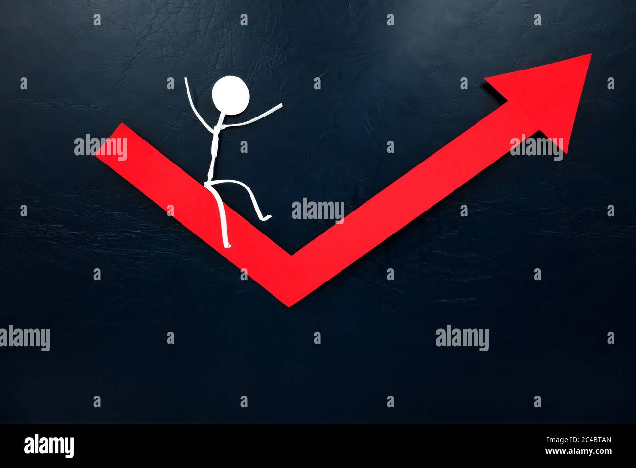 Businessman pointing stick hi-res stock photography and images - Alamy