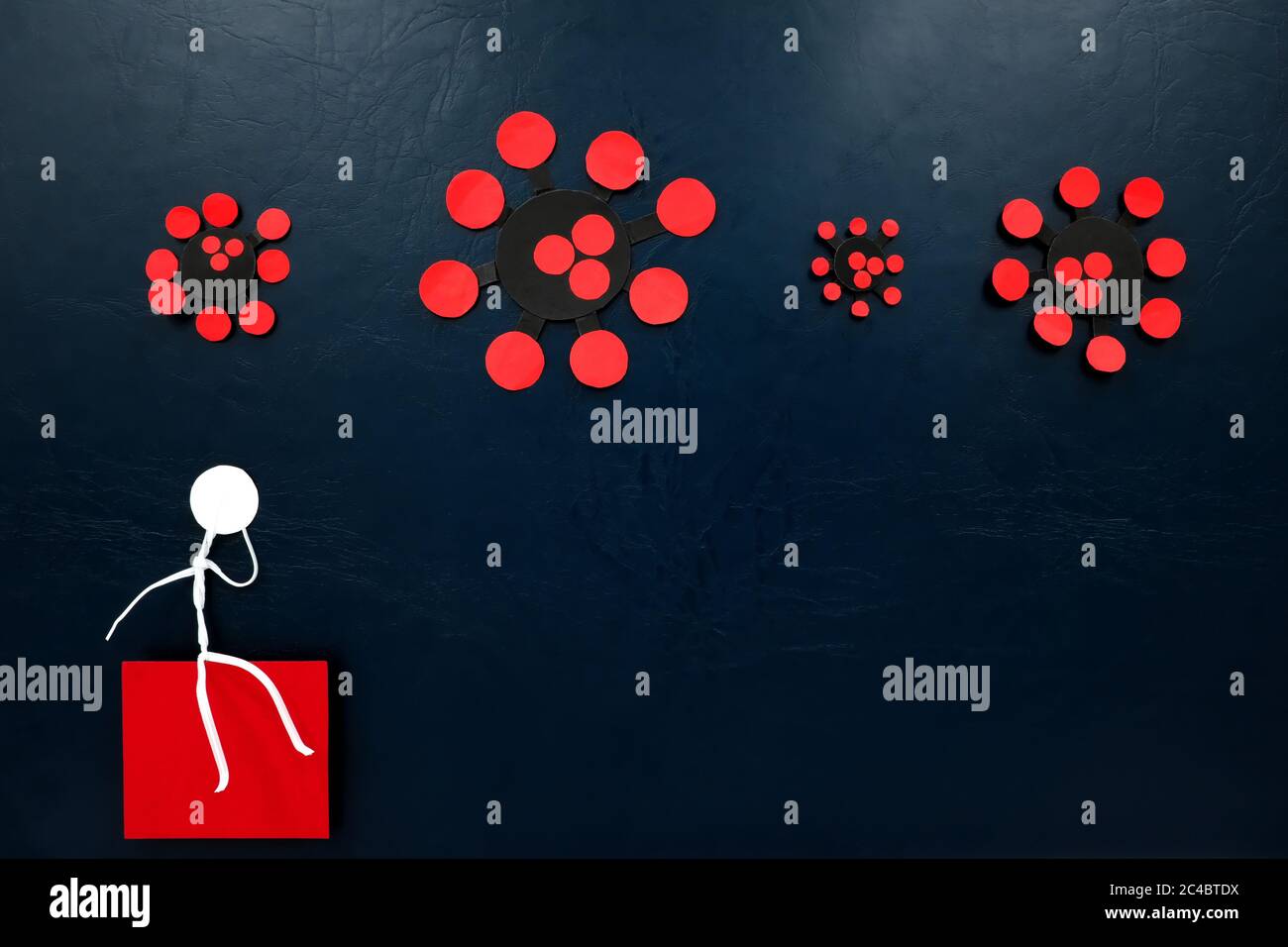 Stick figure black sitting hi-res stock photography and images - Alamy