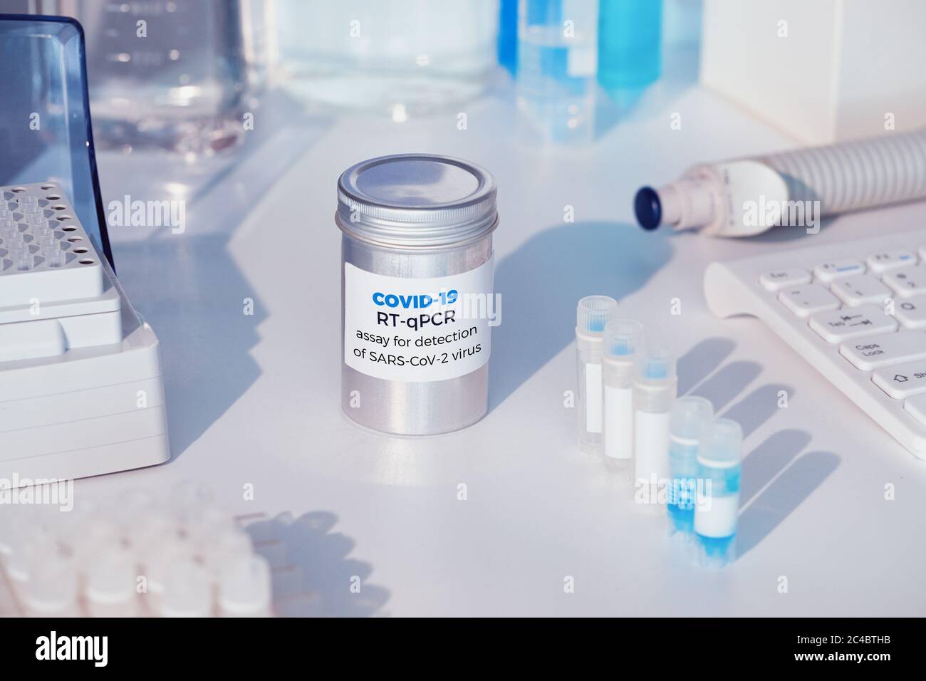 Quick novel COVID-19 coronavirus test kit. 2019 nCoV pcr diagnostics ...