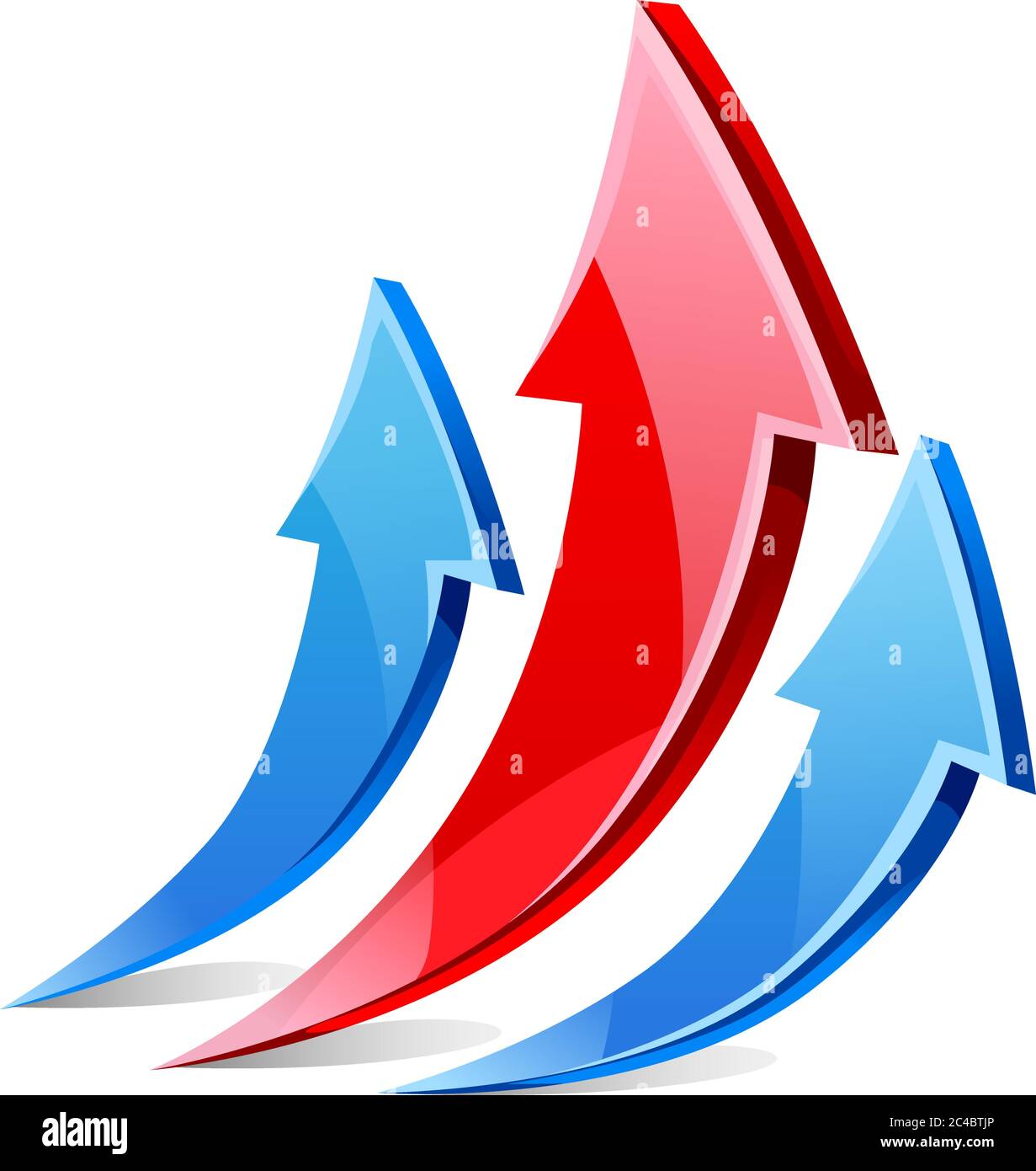 3 red arrows Stock Vector Images - Alamy