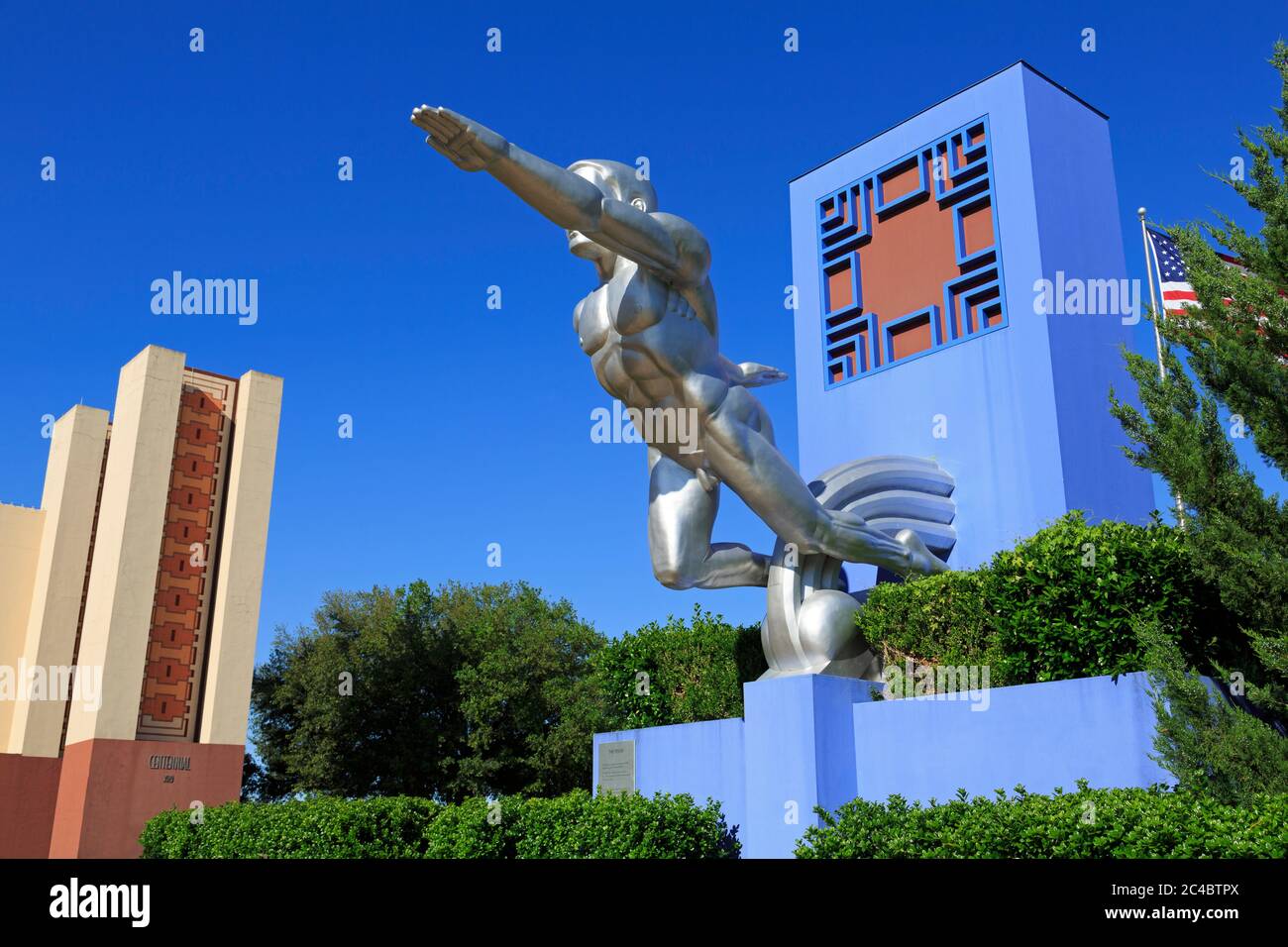 The Tenor Statue, Fair Park, Dallas, Texas, USA Stock Photo - Alamy