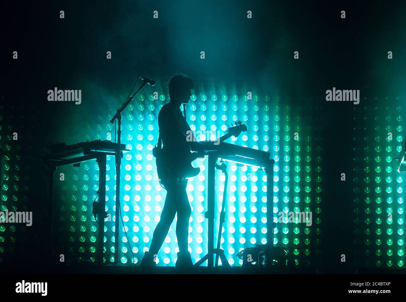 St. Vincent performing at the Flow music and Arts Festival in Helsinki ...