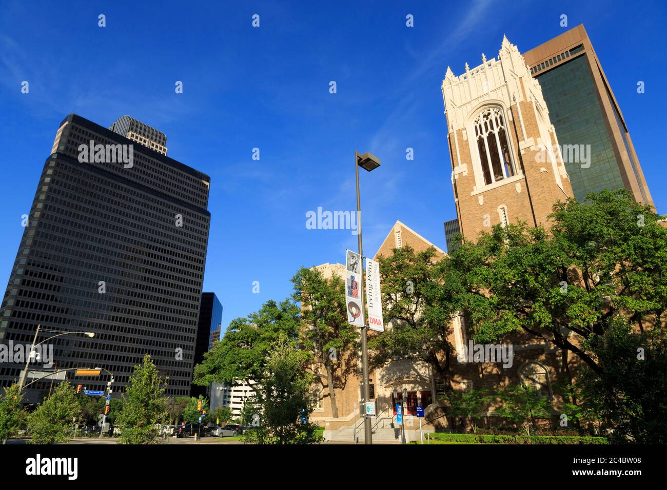 Downtown dallas church hi-res stock photography and images - Alamy