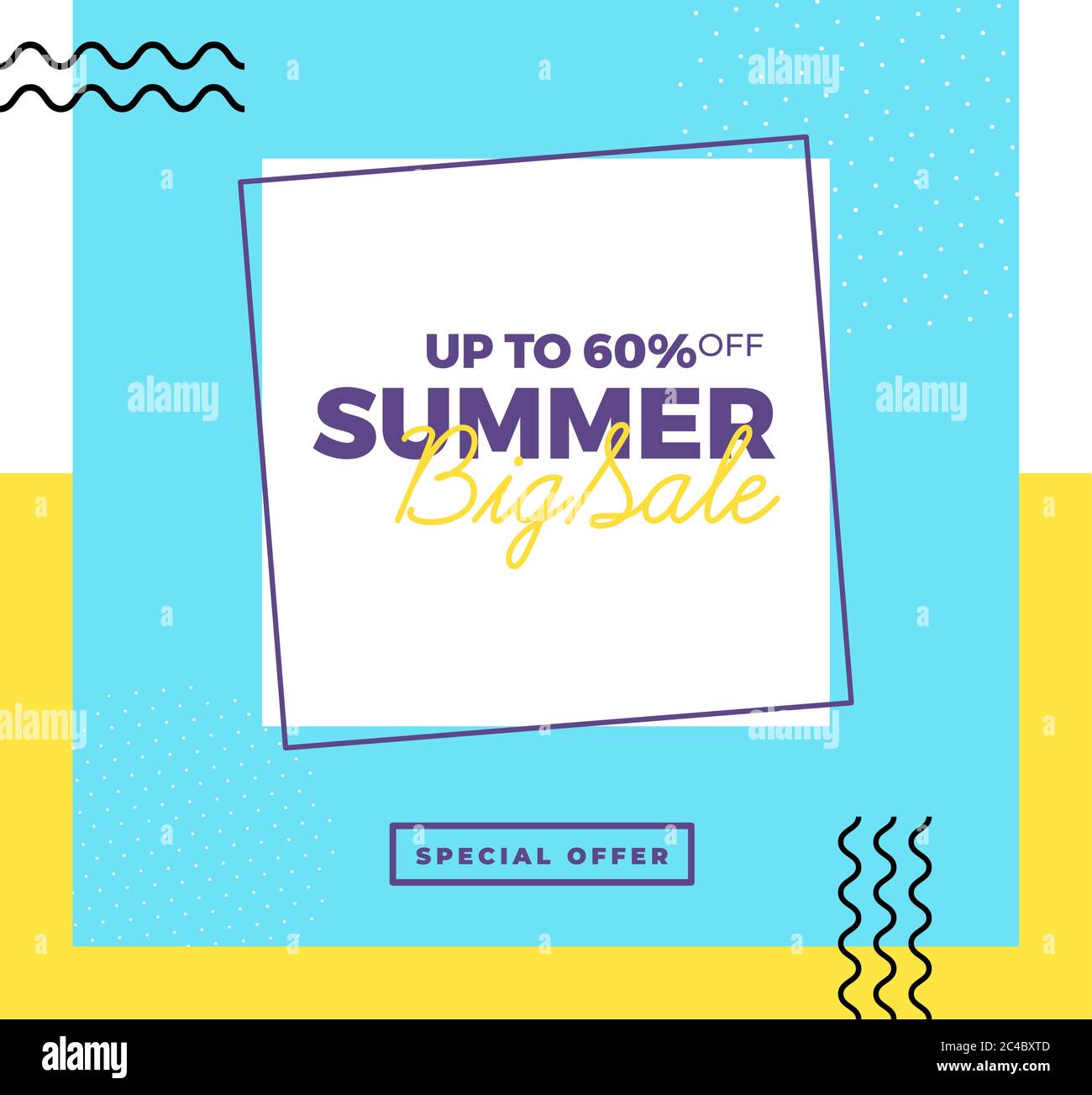 Summer sale background layout Stock Vector Images - Alamy