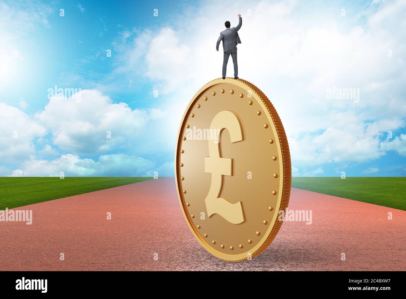 Giant coin uk hi-res stock photography and images - Alamy