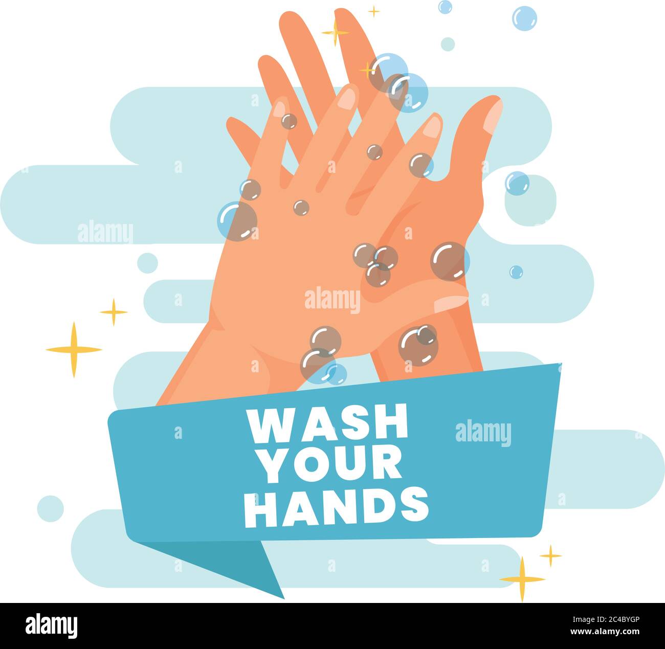 Hand washig poster Stock Vector Image & Art - Alamy