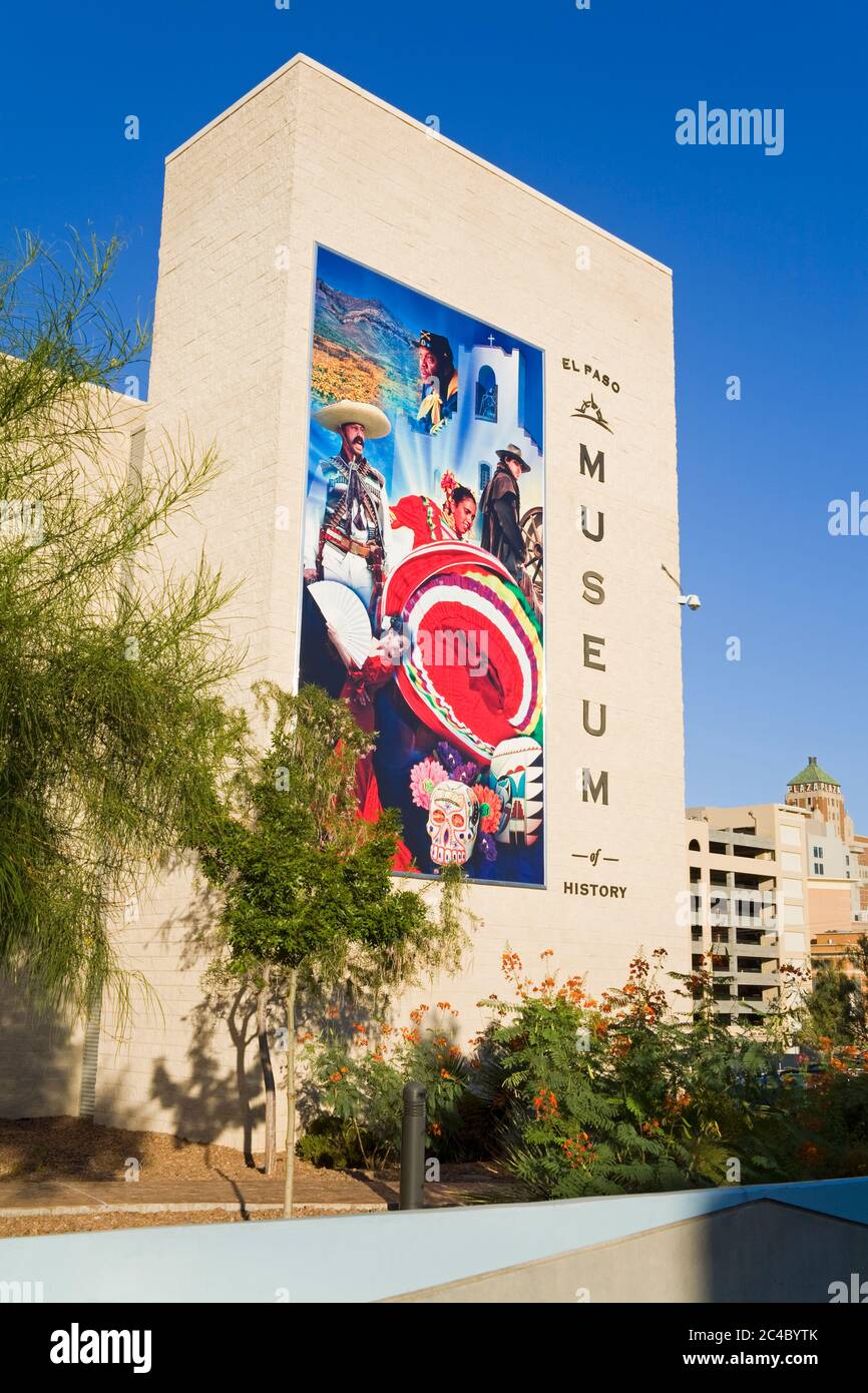 Museum of History,El Paso,Texas,USA Stock Photo - Alamy