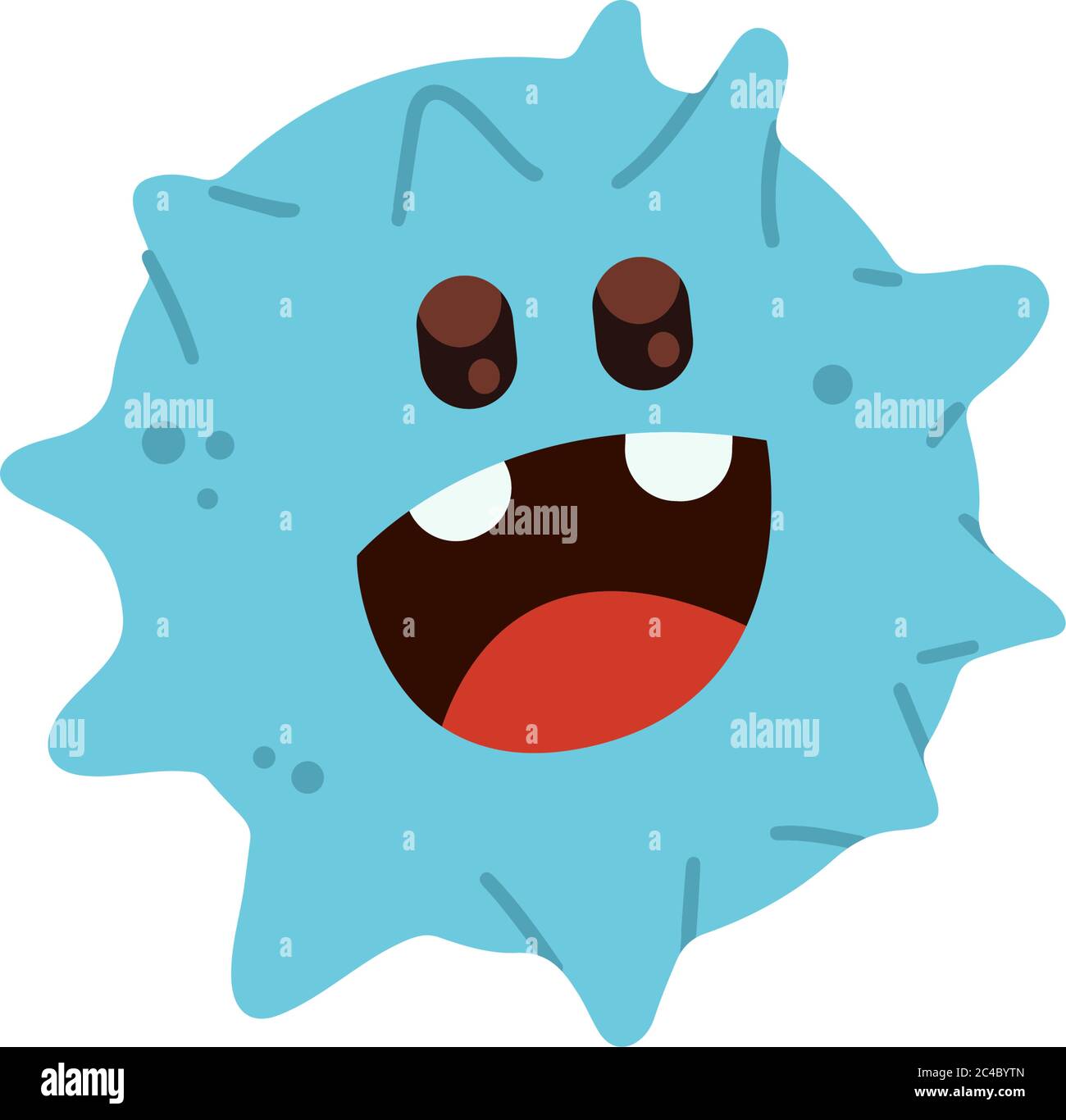 Isolated virus cartoon Stock Vector Image & Art - Alamy