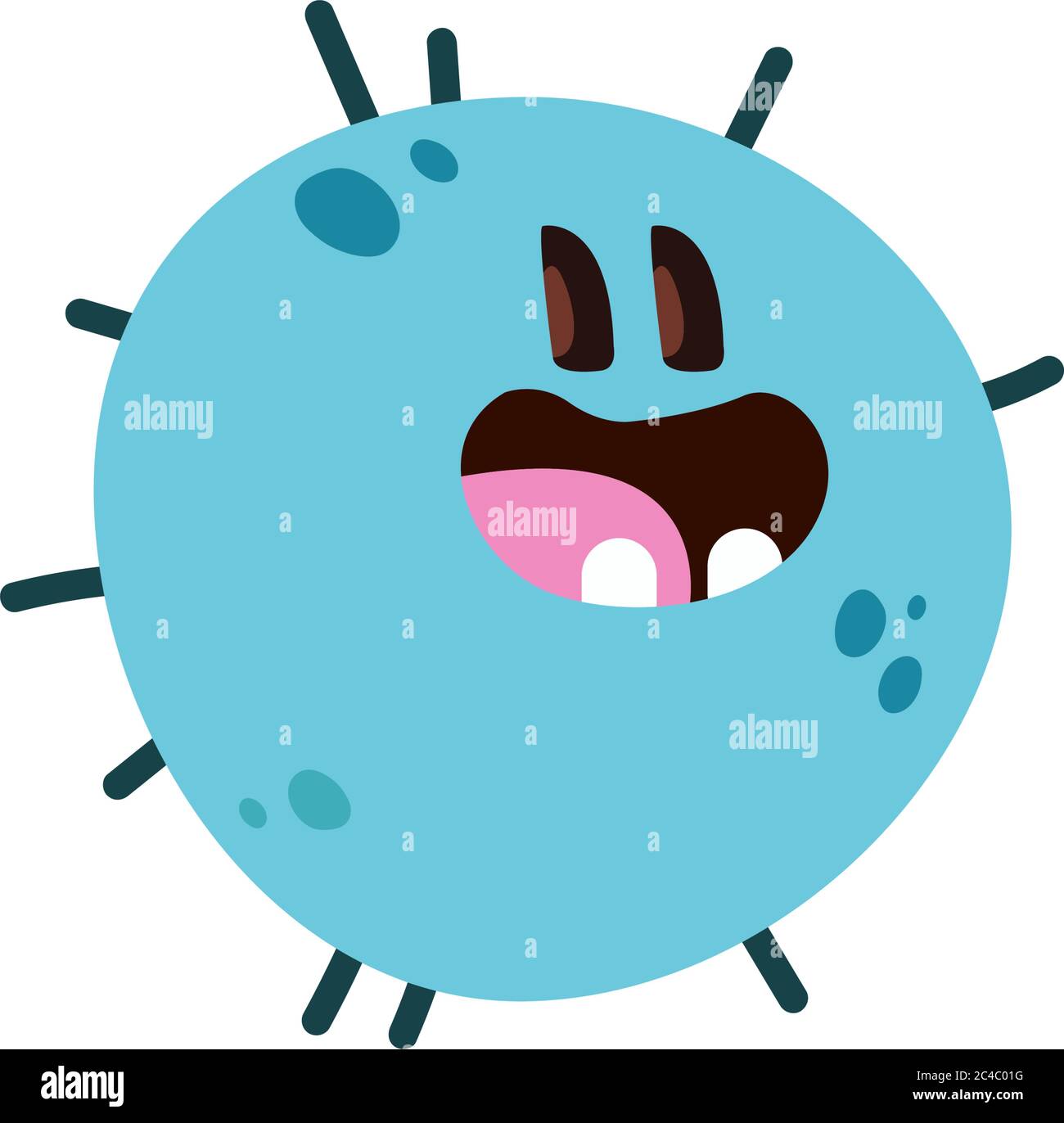 Isolated virus cartoon Stock Vector Image & Art - Alamy