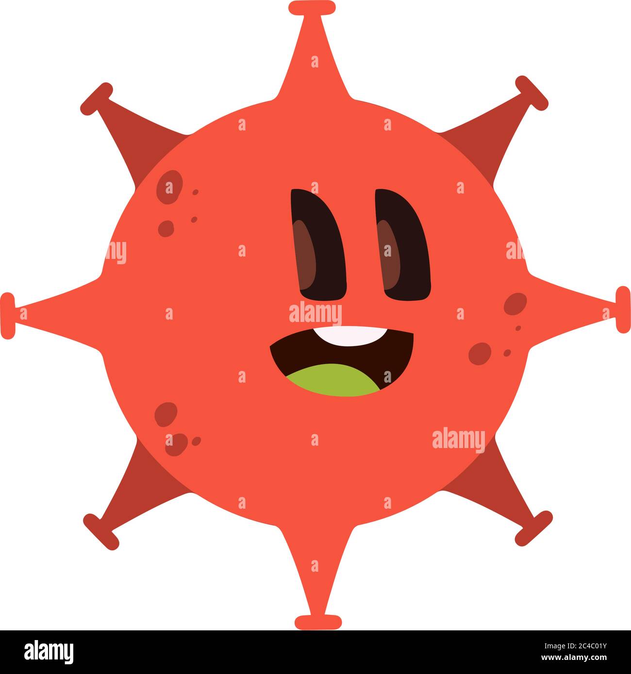 Isolated virus cartoon Stock Vector Image & Art - Alamy