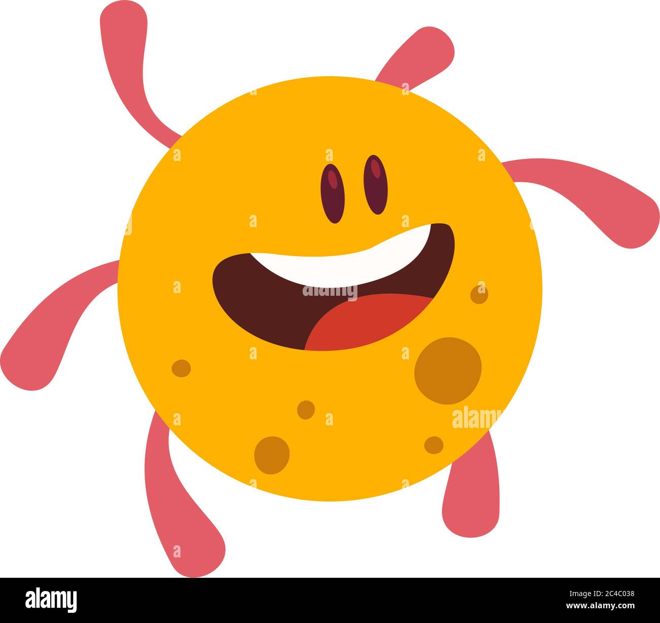 Isolated virus cartoon Stock Vector Image & Art - Alamy