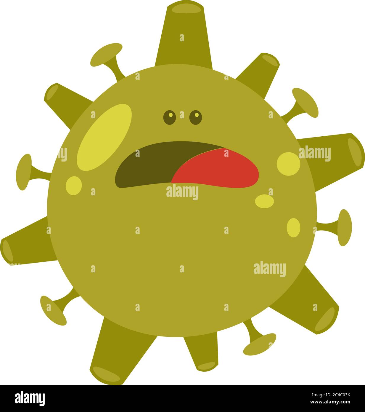 Isolated virus cartoon Stock Vector Image & Art - Alamy