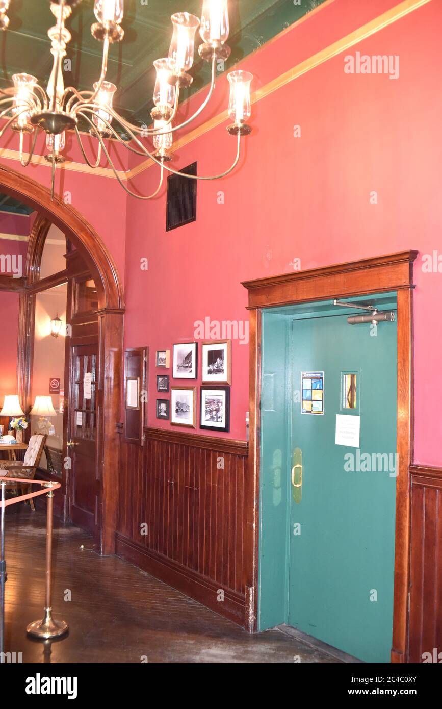 Prescott, AZ. U.S.A. April 22, 2020. In 1901, the St. Michael hotel ...