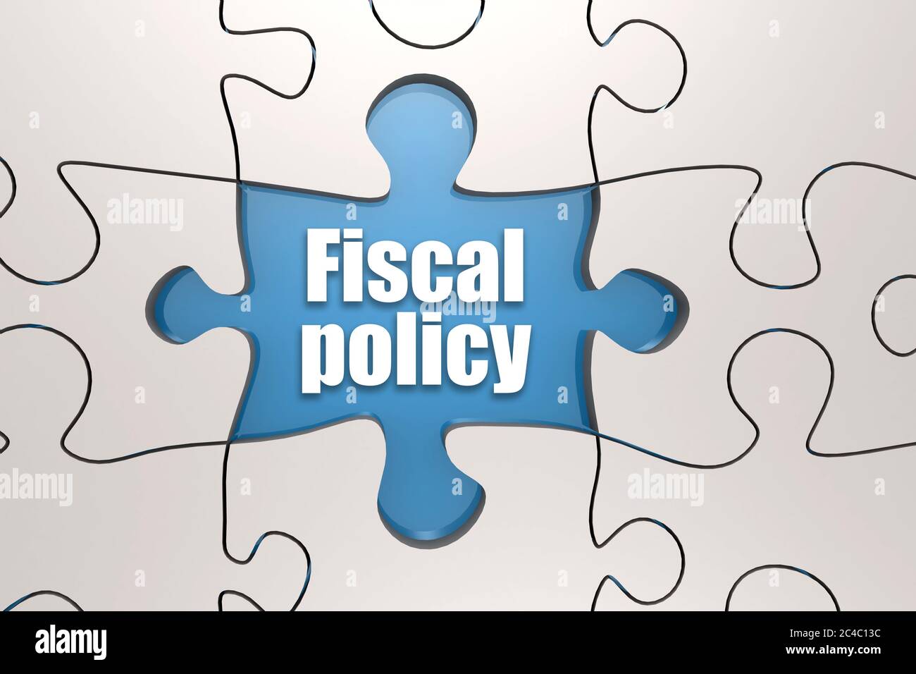 Fiscal policy word on jigsaw puzzle, 3D rendering Stock Photo - Alamy