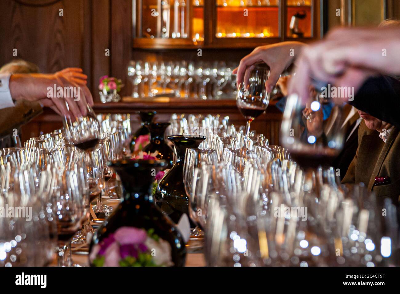 Wine tasting at Rheingau Gourmet Festival in Hattenheim, Eltville am ...