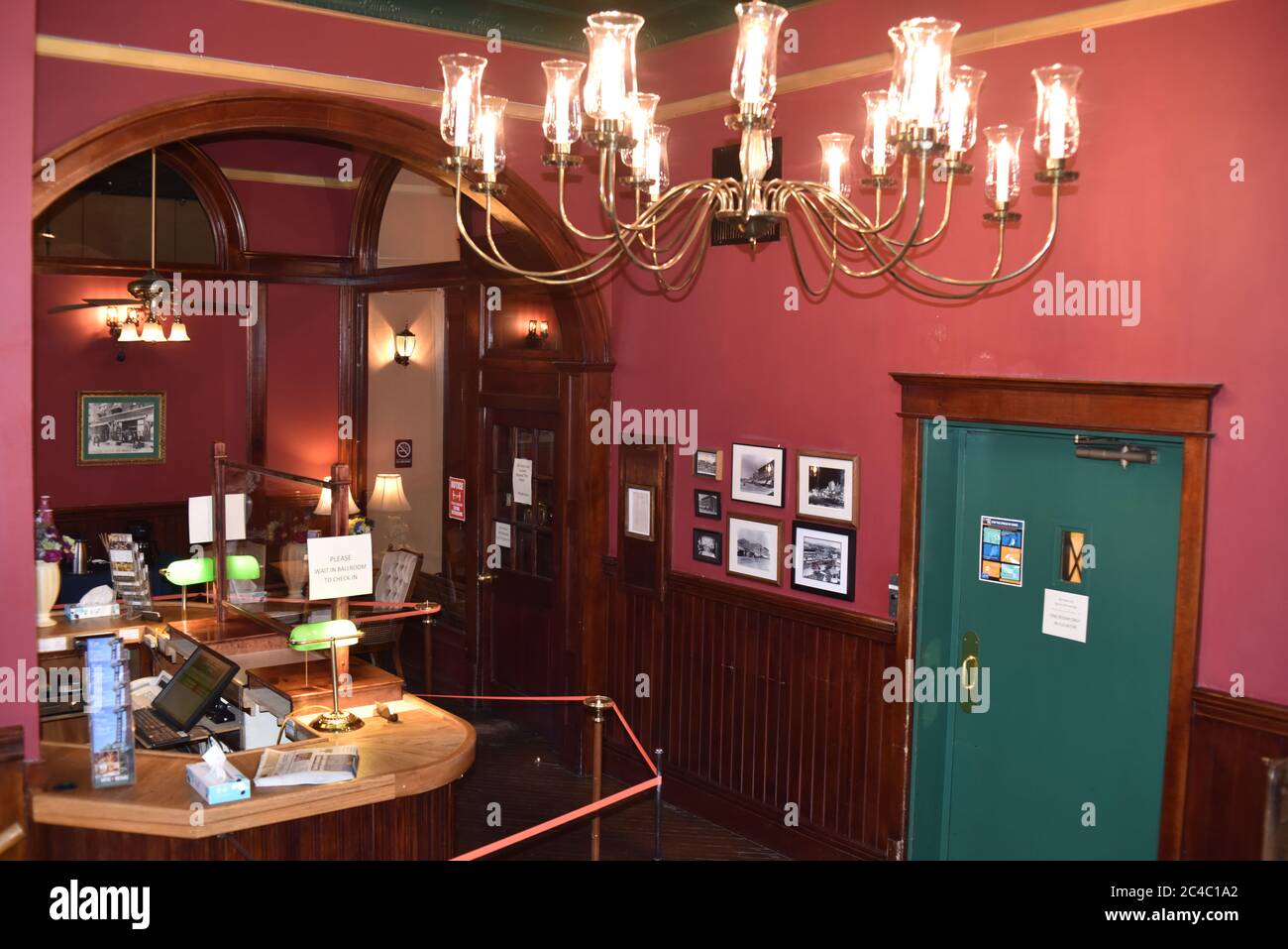 Prescott, AZ. U.S.A. April 22, 2020. In 1901, the St. Michael hotel ...