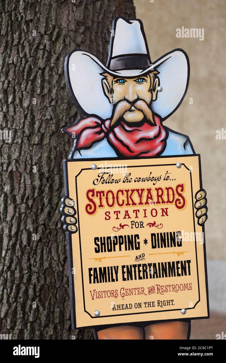 Stockyards Station, Fort Worth, Texas, USA Stock Photo - Alamy