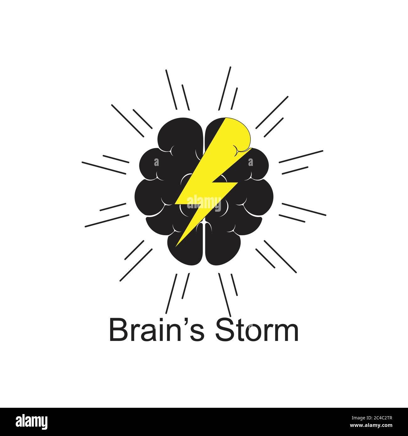 brain storm energy design symbol vector Stock Vector Image & Art - Alamy