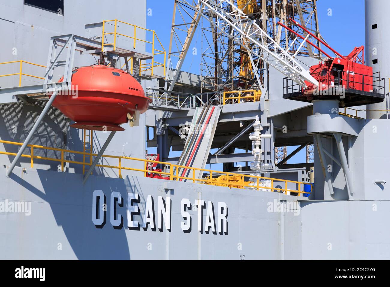Ocean star offshore oil rig and museum hi-res stock photography and ...