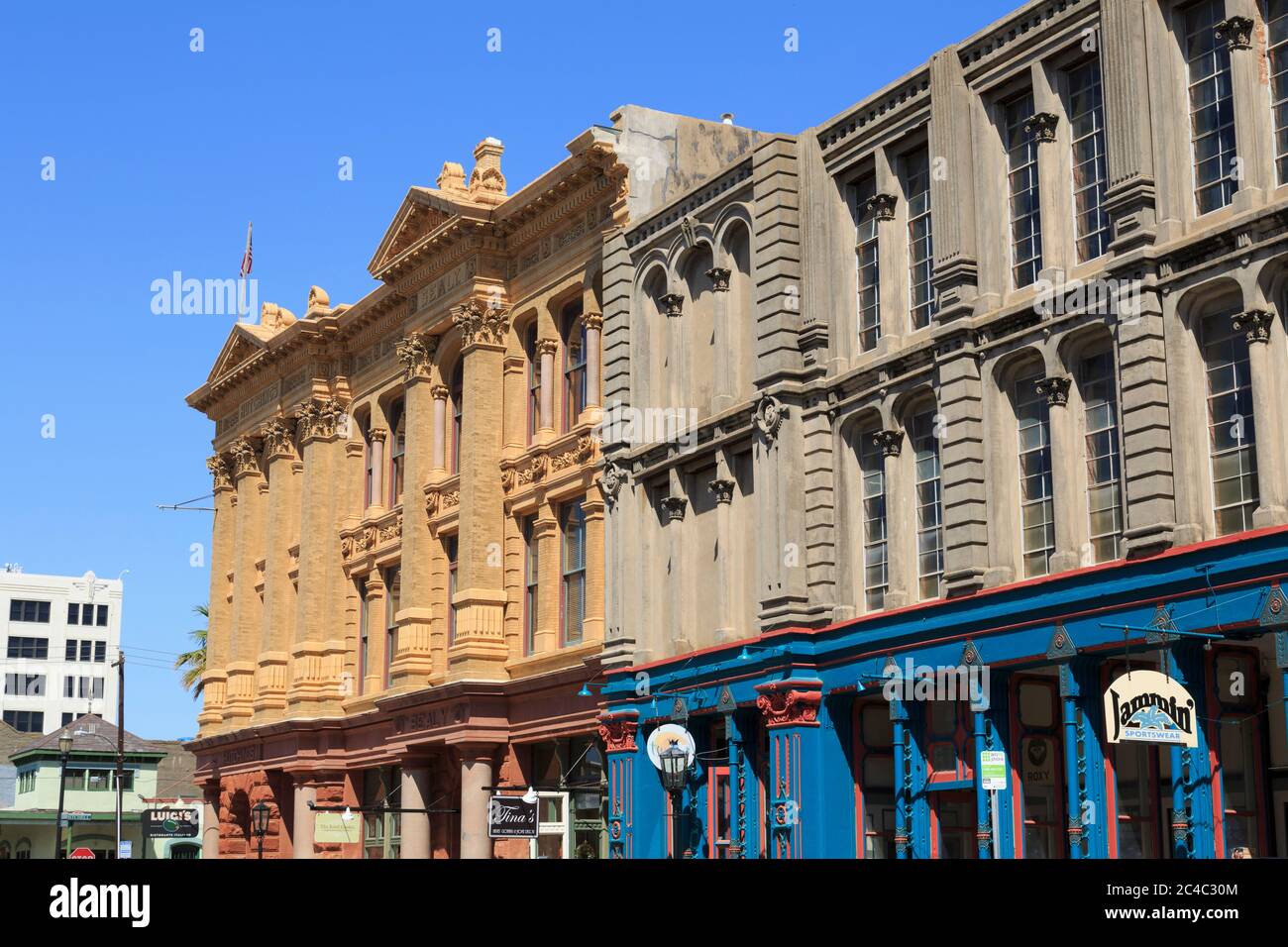 Historic Strand District,Galveston,Texas,USA Stock Photo - Alamy Historic Strand District,Galveston,Texas,USA Stock Photo - Alamy