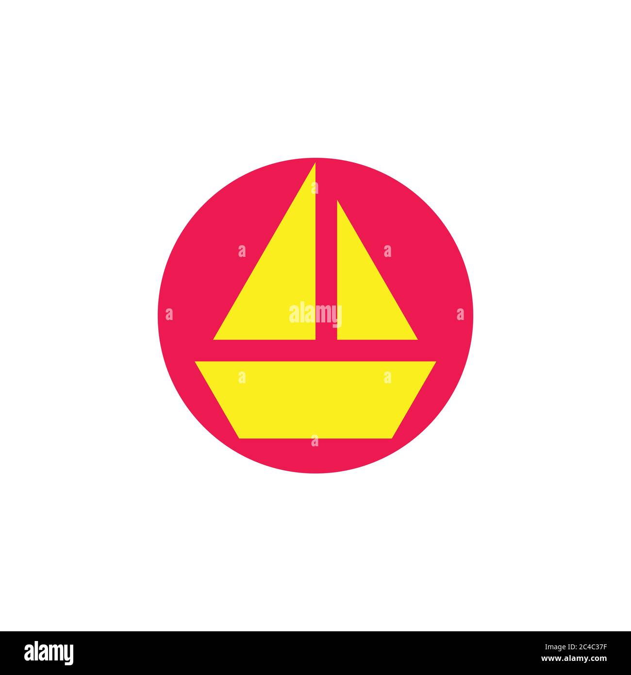 simple geometric ship logo vector Stock Vector Image & Art - Alamy