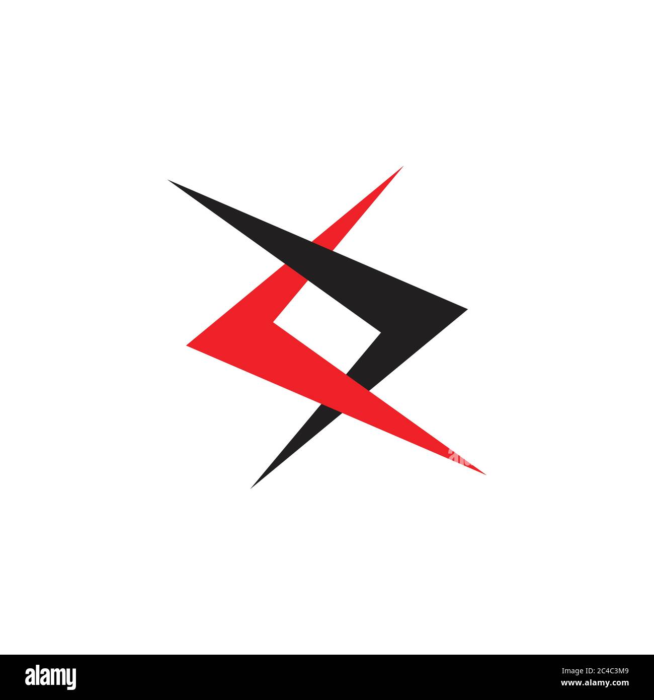 simple linked arrows colorful logo vector Stock Vector Image & Art - Alamy