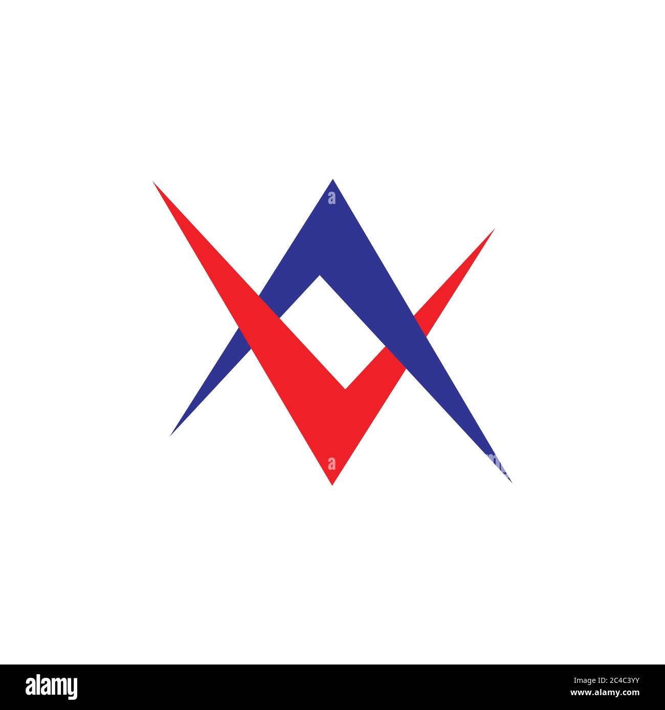 letters av linked arrows colorful logo vector Stock Vector Image & Art ...