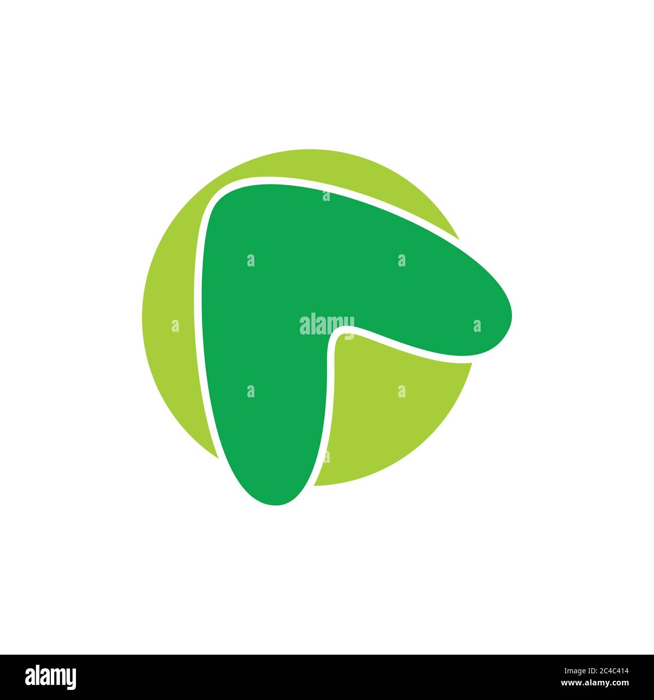 green arrow simple circle logo Stock Vector Image & Art - Alamy