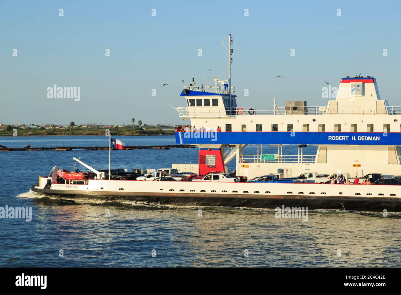 Port Bolivar Ferry,Galveston,Texas,USA Stock Photo - Alamy