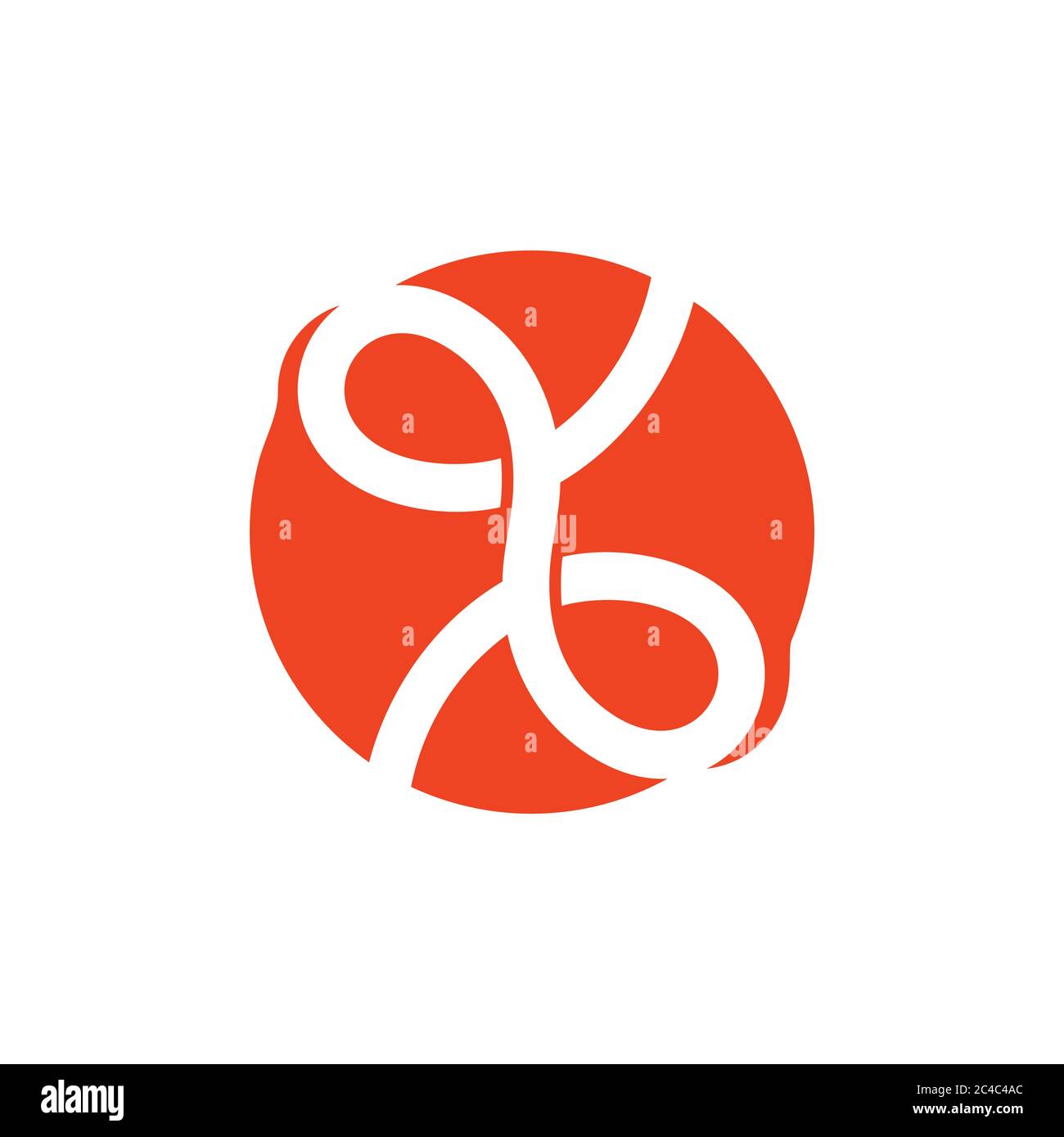 circle thread knot design logo vector Stock Vector Image & Art - Alamy