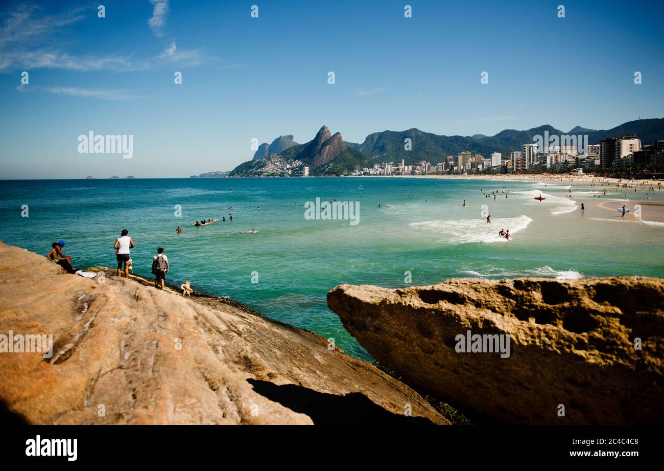 Beaches of Ipanema Rio de Janeiro, Brazil Stock Photo - Alamy