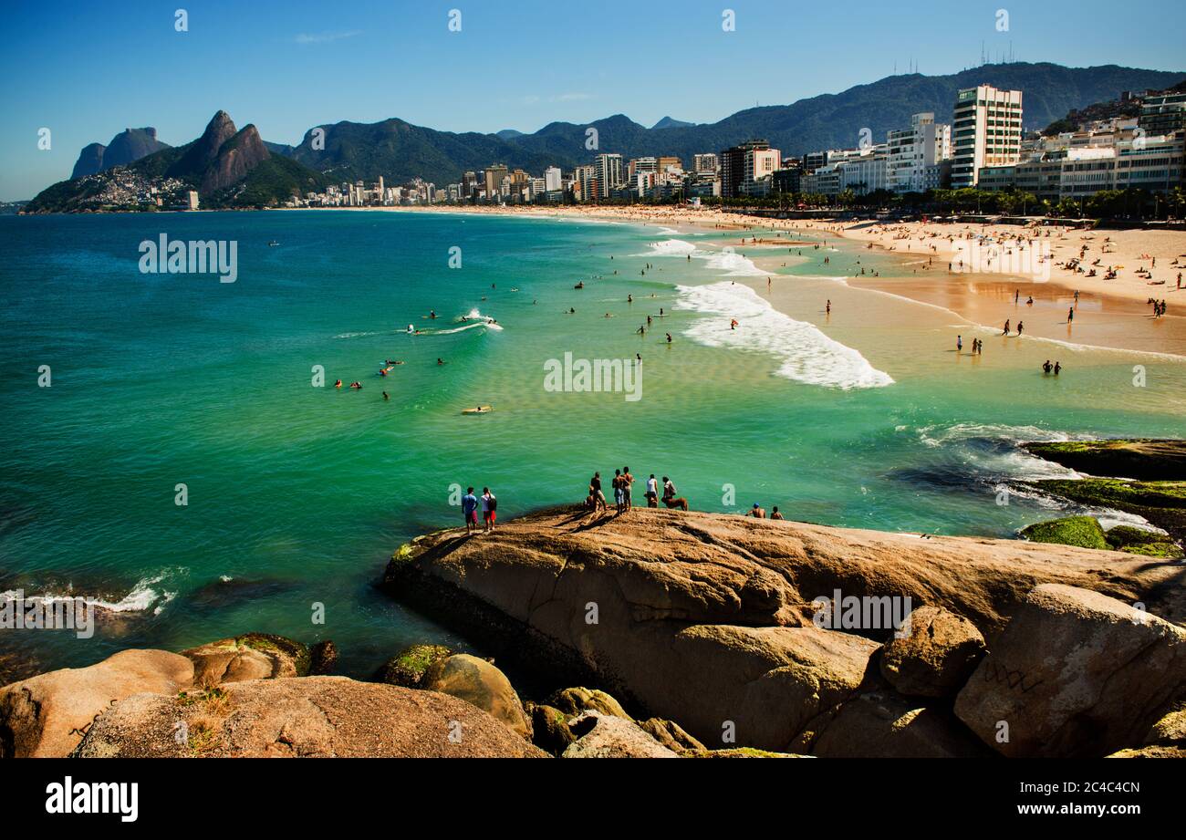 Beaches of Ipanema Rio de Janeiro, Brazil Stock Photo - Alamy