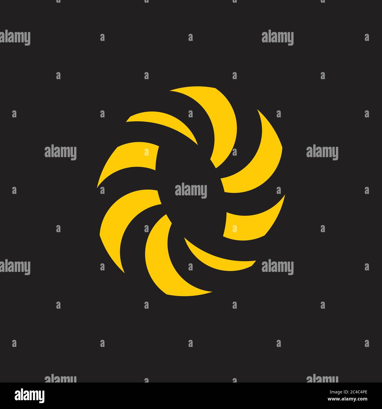 stripes rotation geometric decoration vector Stock Vector Image & Art ...