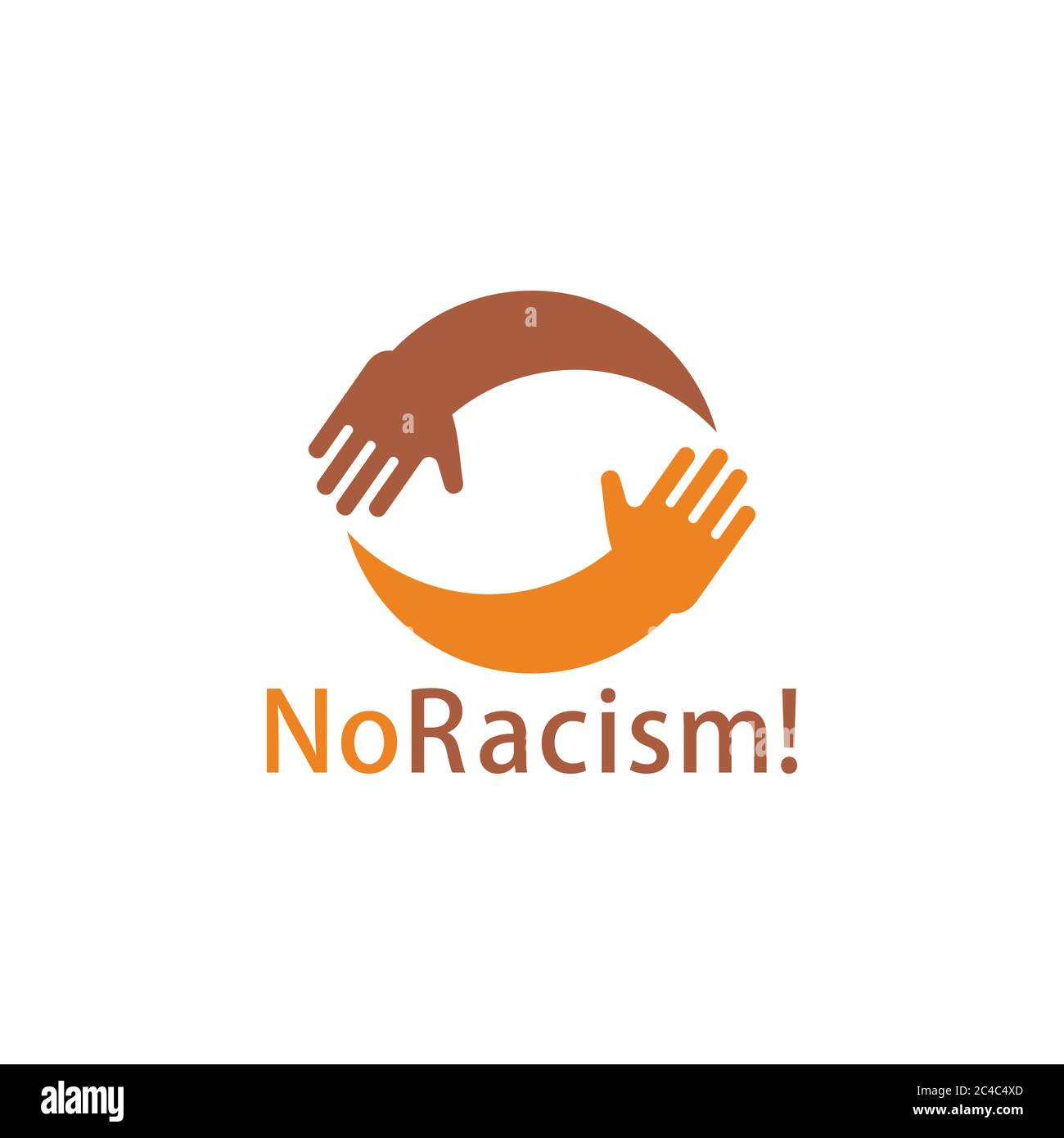 No racism vector vectors hi-res stock photography and images - Alamy