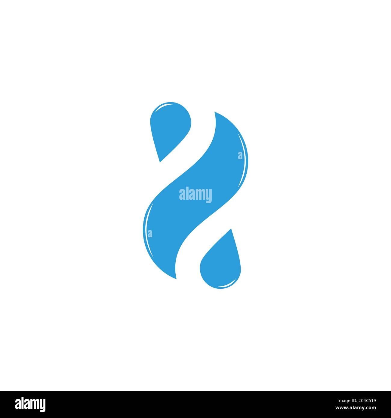 simple geometric water splash drop symbol logo vector Stock Vector ...