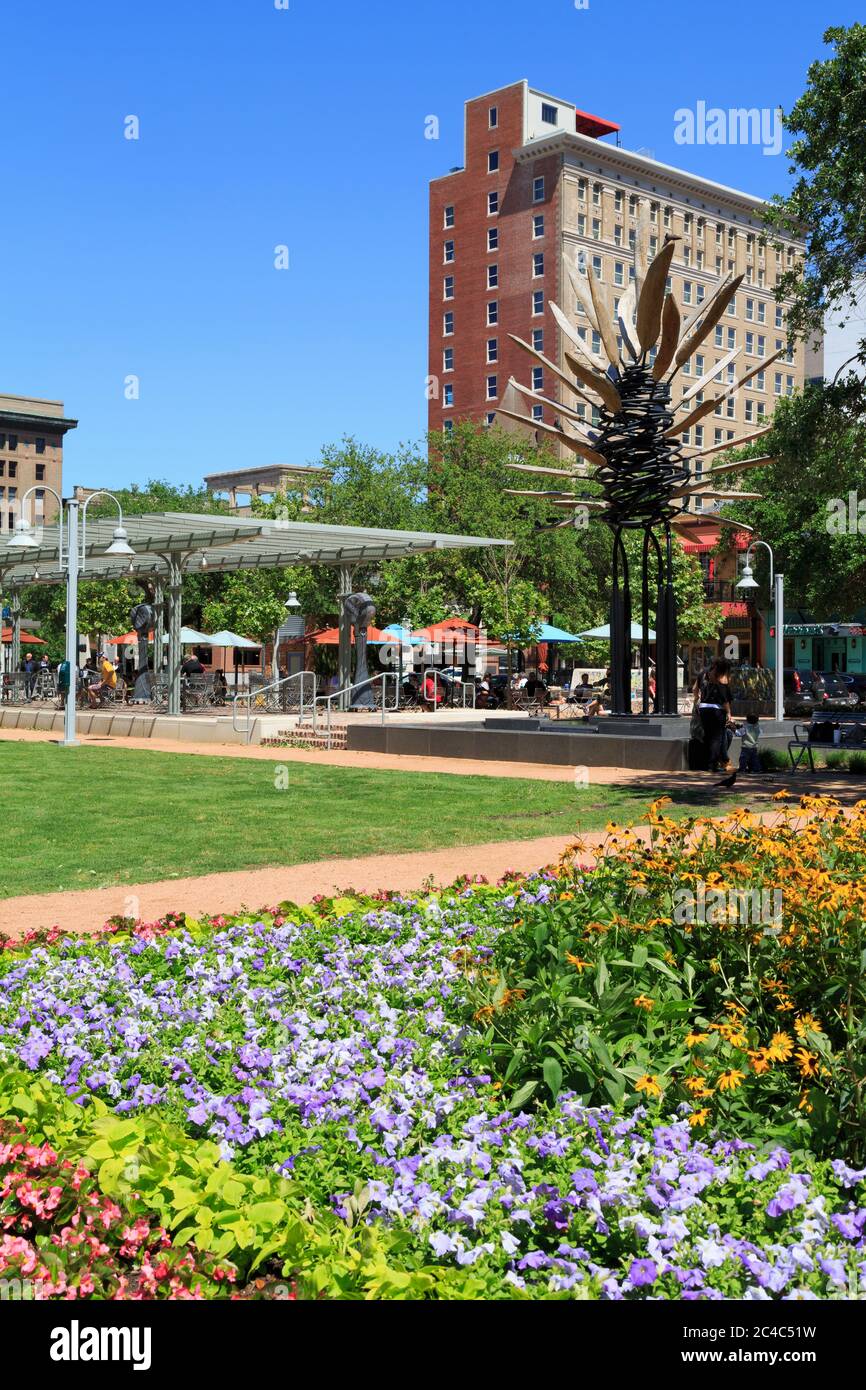 Market Square Park,Houston,Texas,USA Stock Photo - Alamy